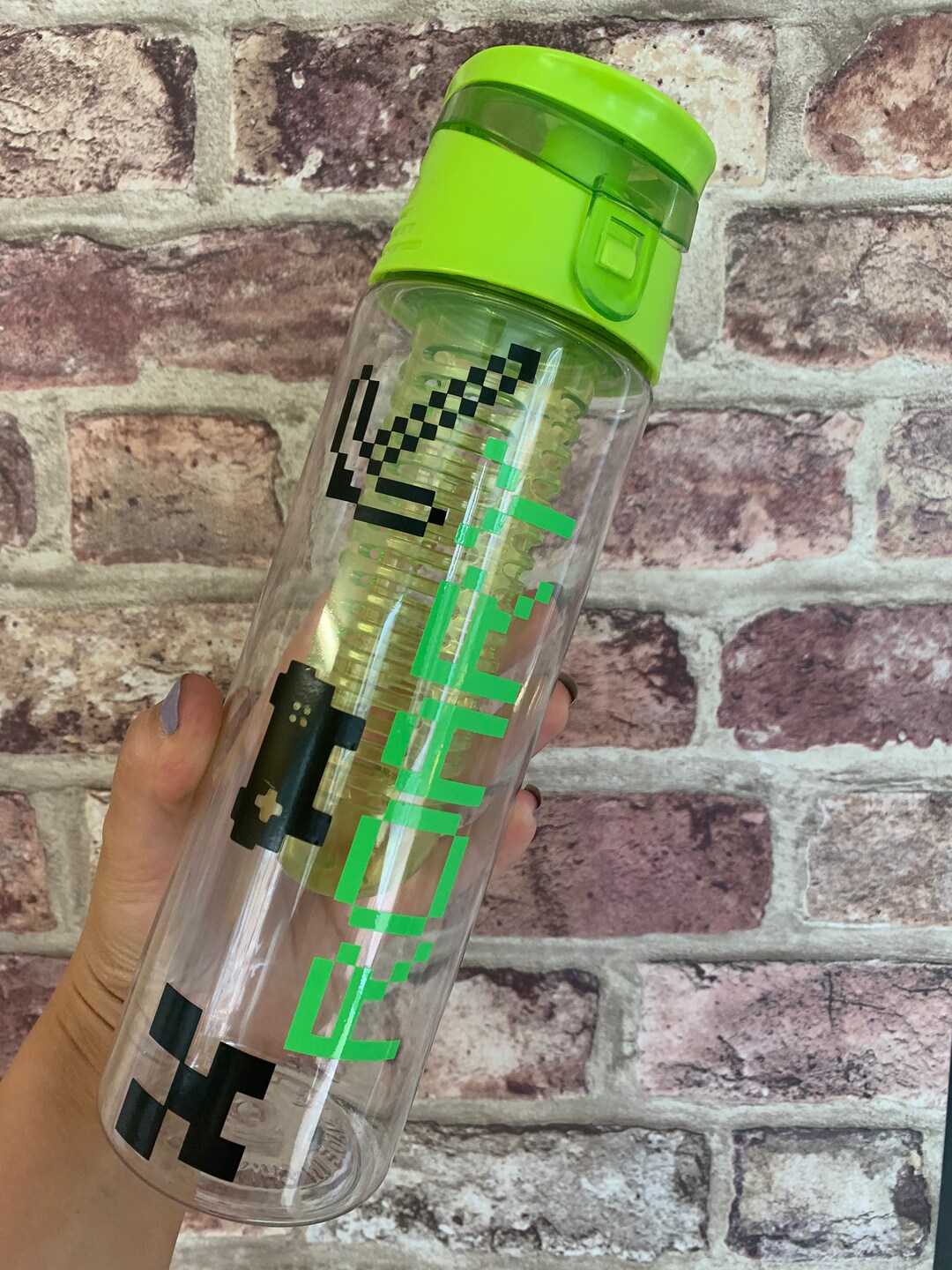 Botella personalizada Minecraft - Etsy España