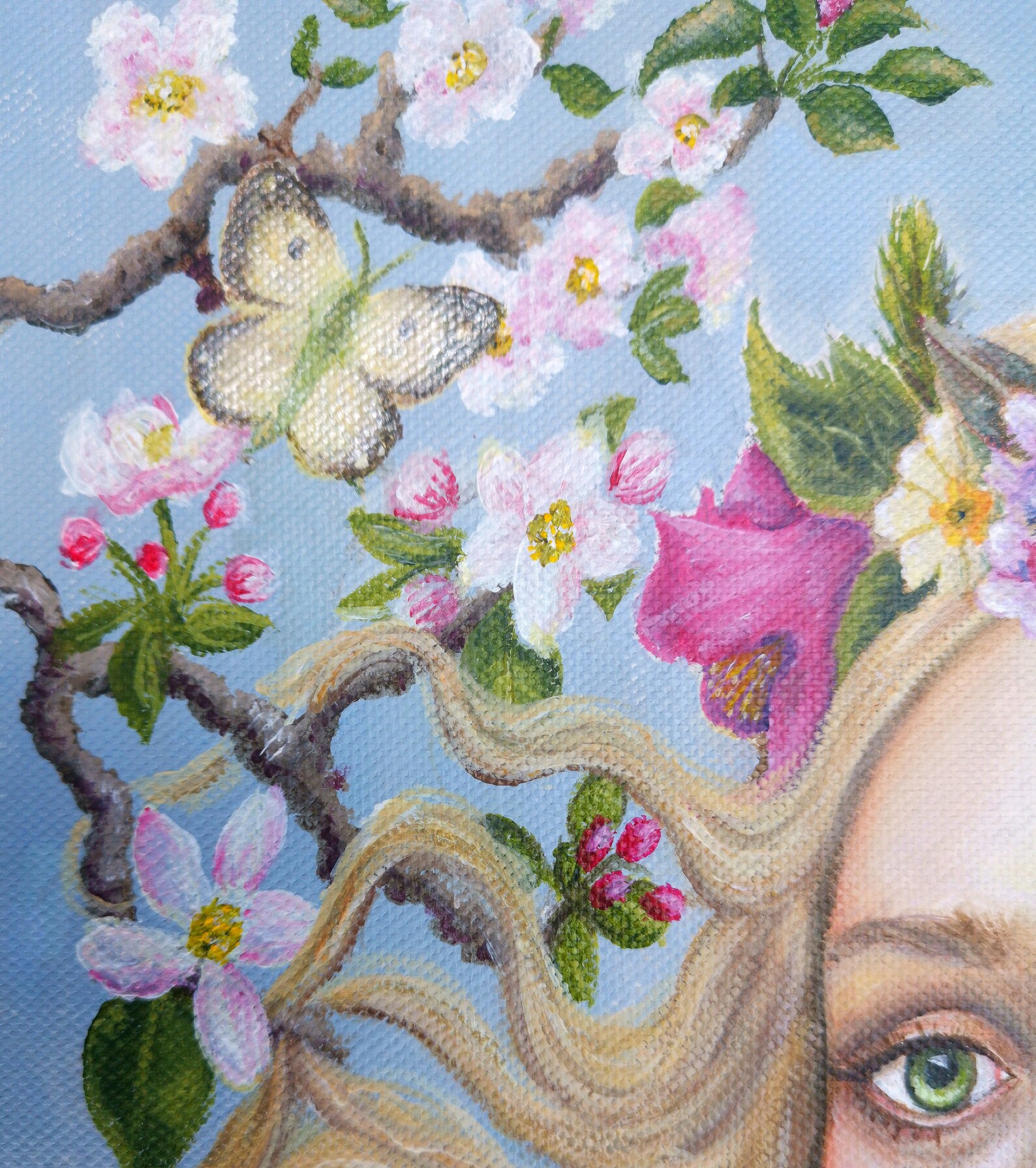 Ostara Goddess of Spring Art Print: Pagan Fairy Tale Decor - Etsy