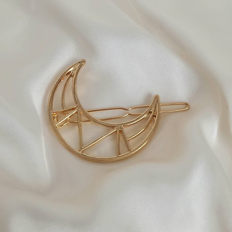 Moon Hair Pin - Etsy