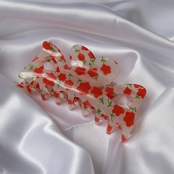 Red Hair Flower - Etsy UK
