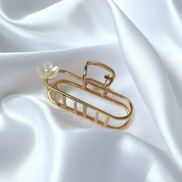 Flower Hair Clamp - Etsy