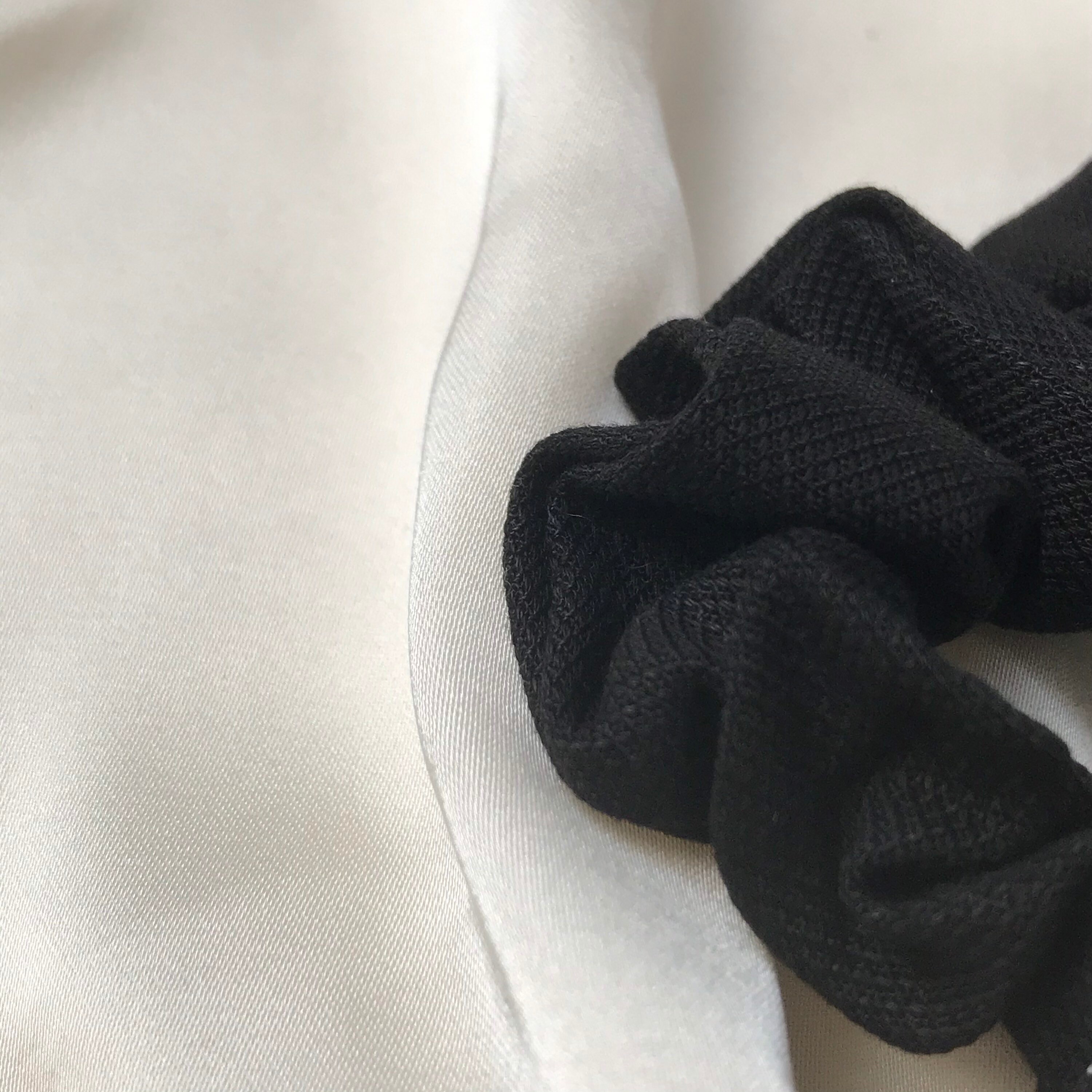 Black Biodegradable Tencel Hair Scrunchie Hair Bobble - Etsy