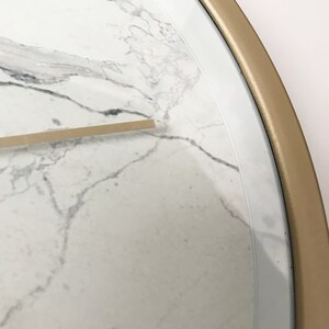 Marble Pattern Wall Clock Marble Design Minimalist Clock - Etsy