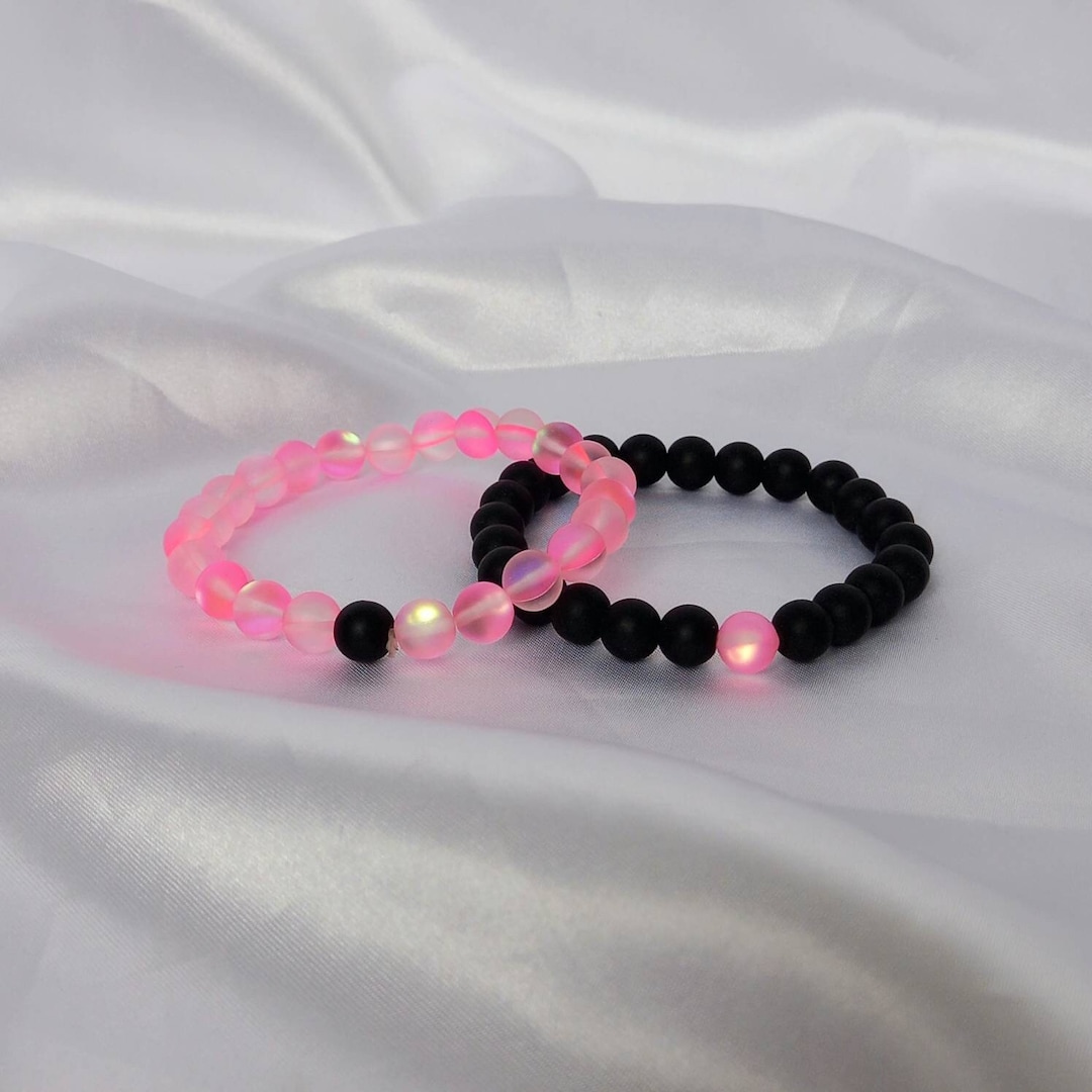 2 Matching Friendship Bead Bracelets Beaded - Etsy