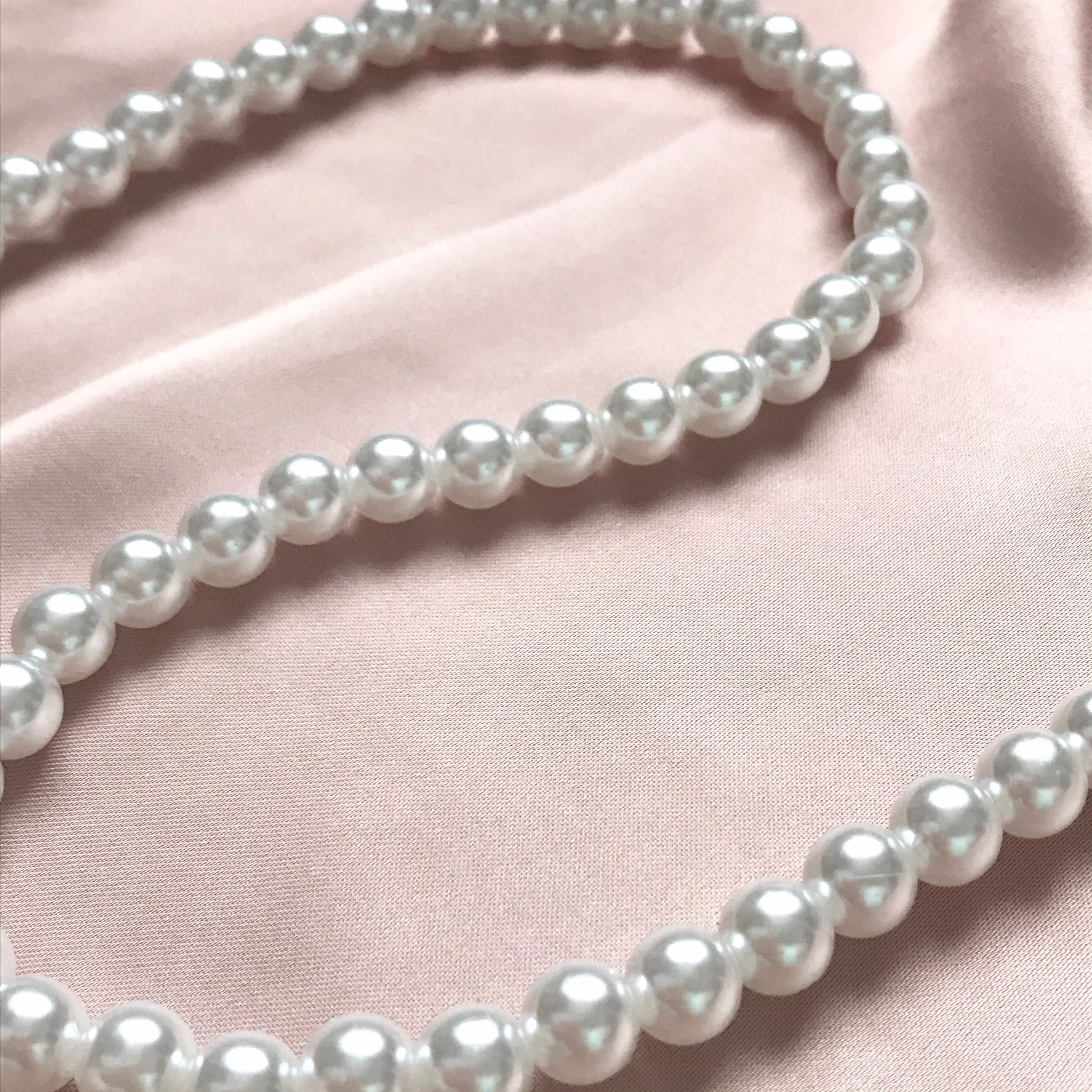 Faux Pearl Necklace Pearl Jewellery Accessories Classic | Etsy