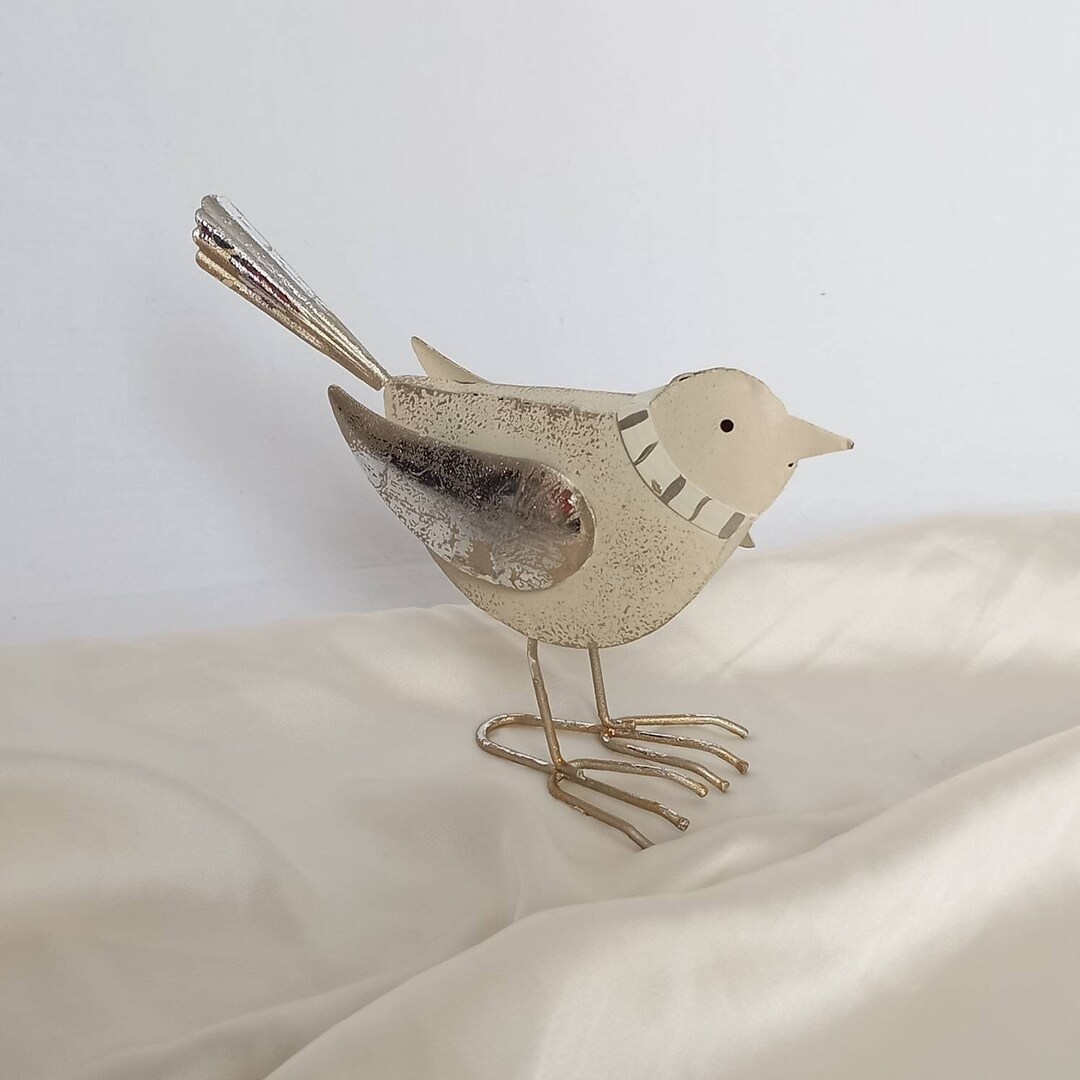 Rustic Metal Bird Decor Xmas Decoration, Christmas Decorations, Rustic ...