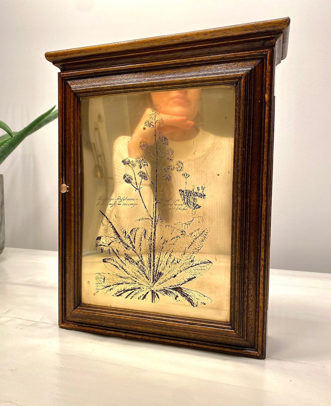 Old Key-box With Flower Print / Antiek Sleutel Kast - Etsy