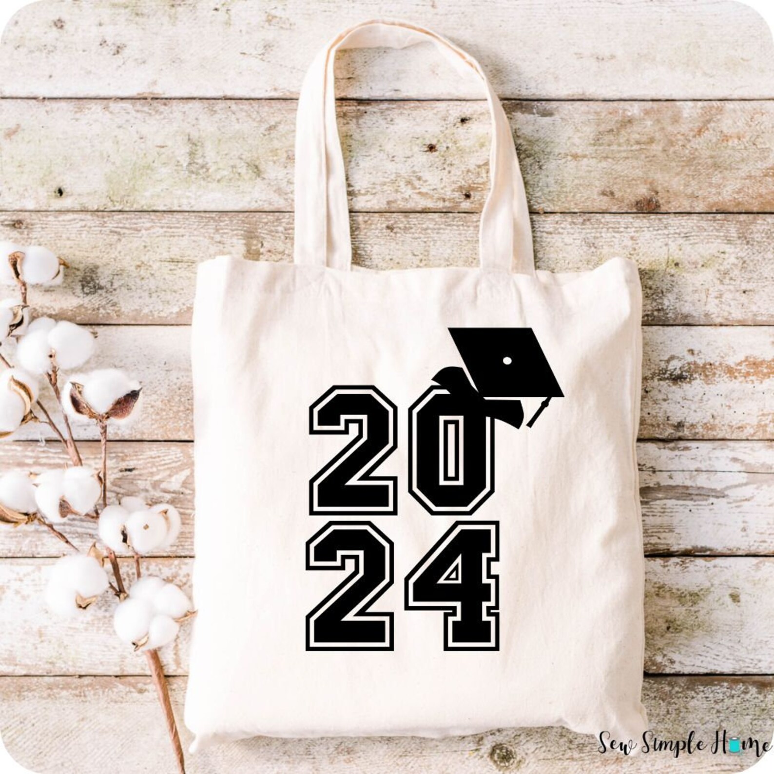 Graduation Cap Svg, Class of 2024 Svg, Graduation, Senior, Commercial ...