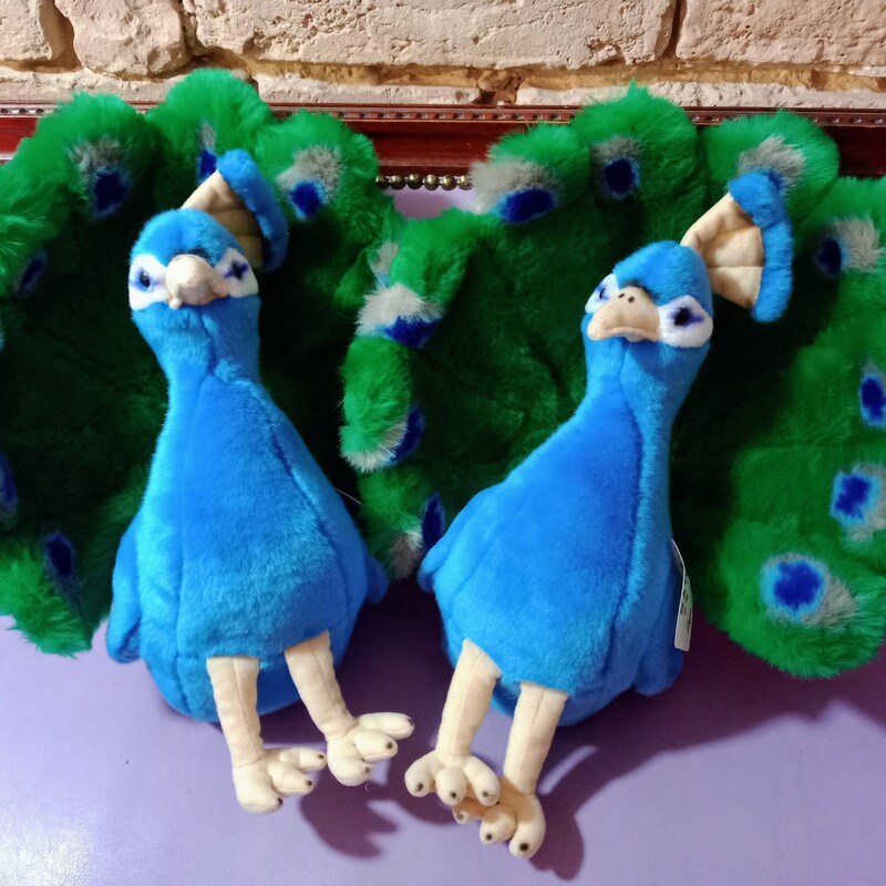 Peacock Stuffed Toy - Etsy