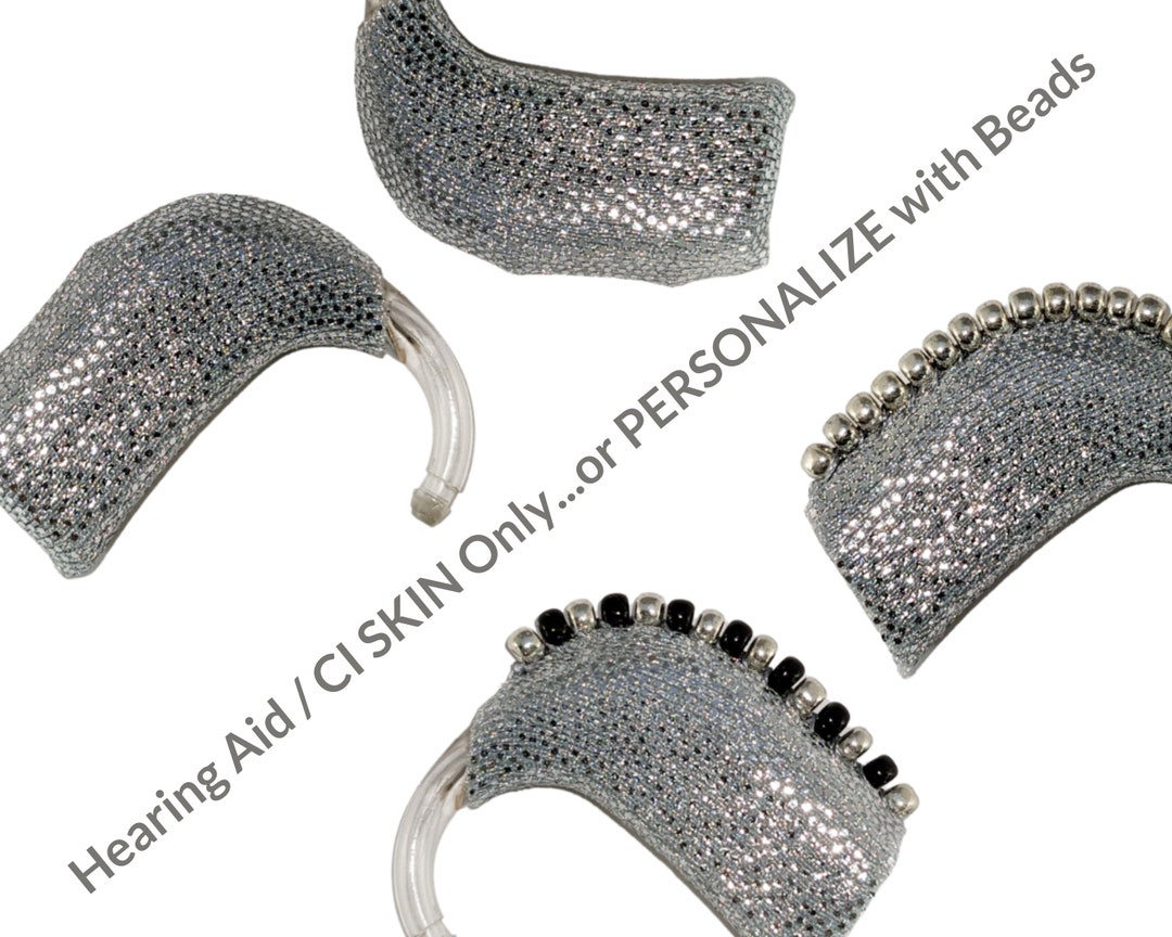 STERLING SILVER Hearing Aid Skin Hearing Aid Sleeve - Etsy Australia