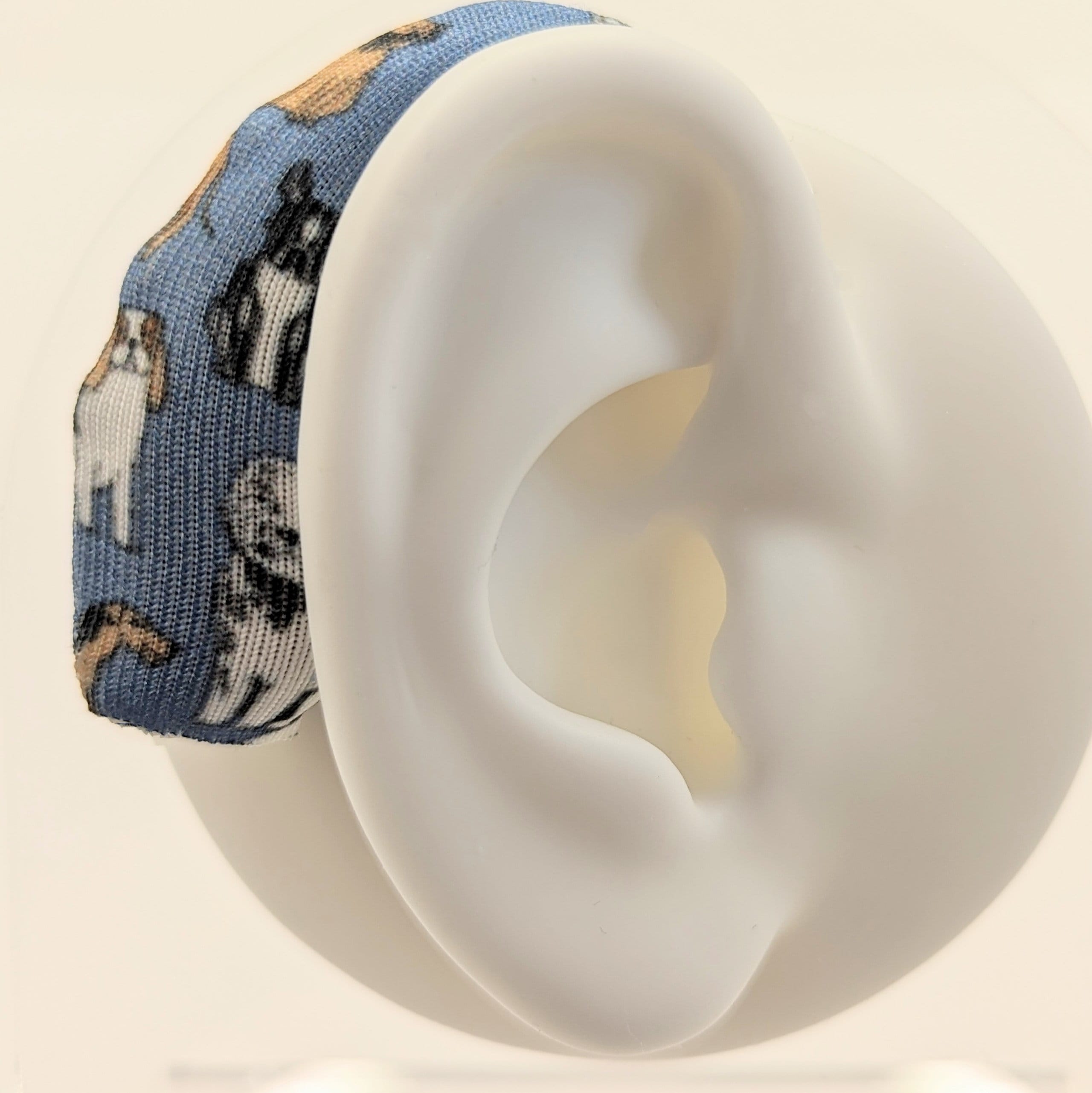 DOG PRINT Hearing Aid Skin | Hearing Aid Sleeve | Hearing Aid Jewelry ...