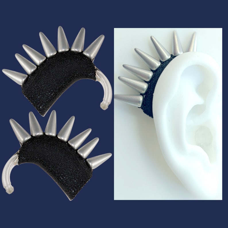SPIKED Hearing Aid Skin | Hearing Aid Sleeve | Hearing Aid Jewelry ...