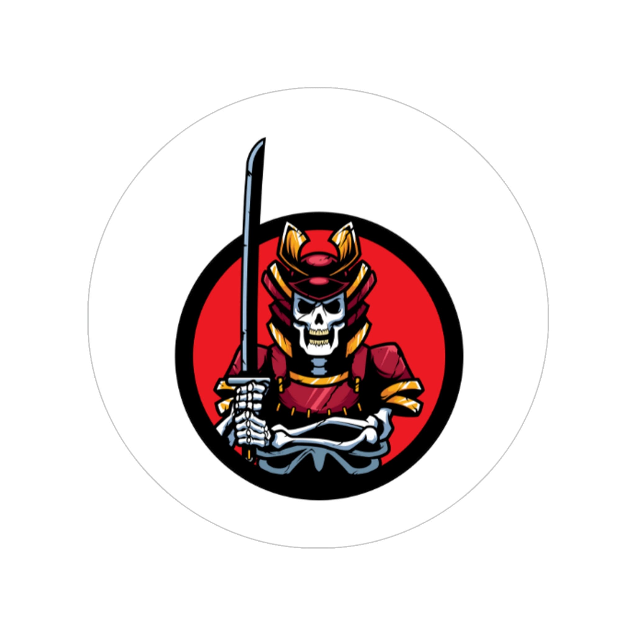 Skull Samurai Warrior Decal - Japanese Inspired Vinyl Sticker for Car ...