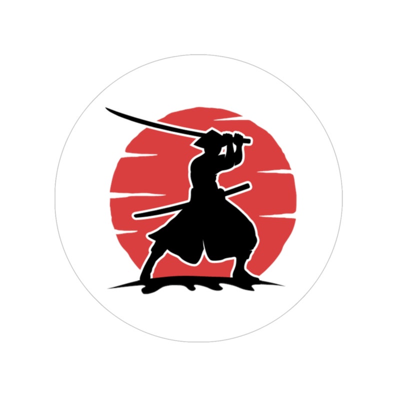 Channel Your Inner Samurai: Japanese Warrior Sticker for Car Windows ...