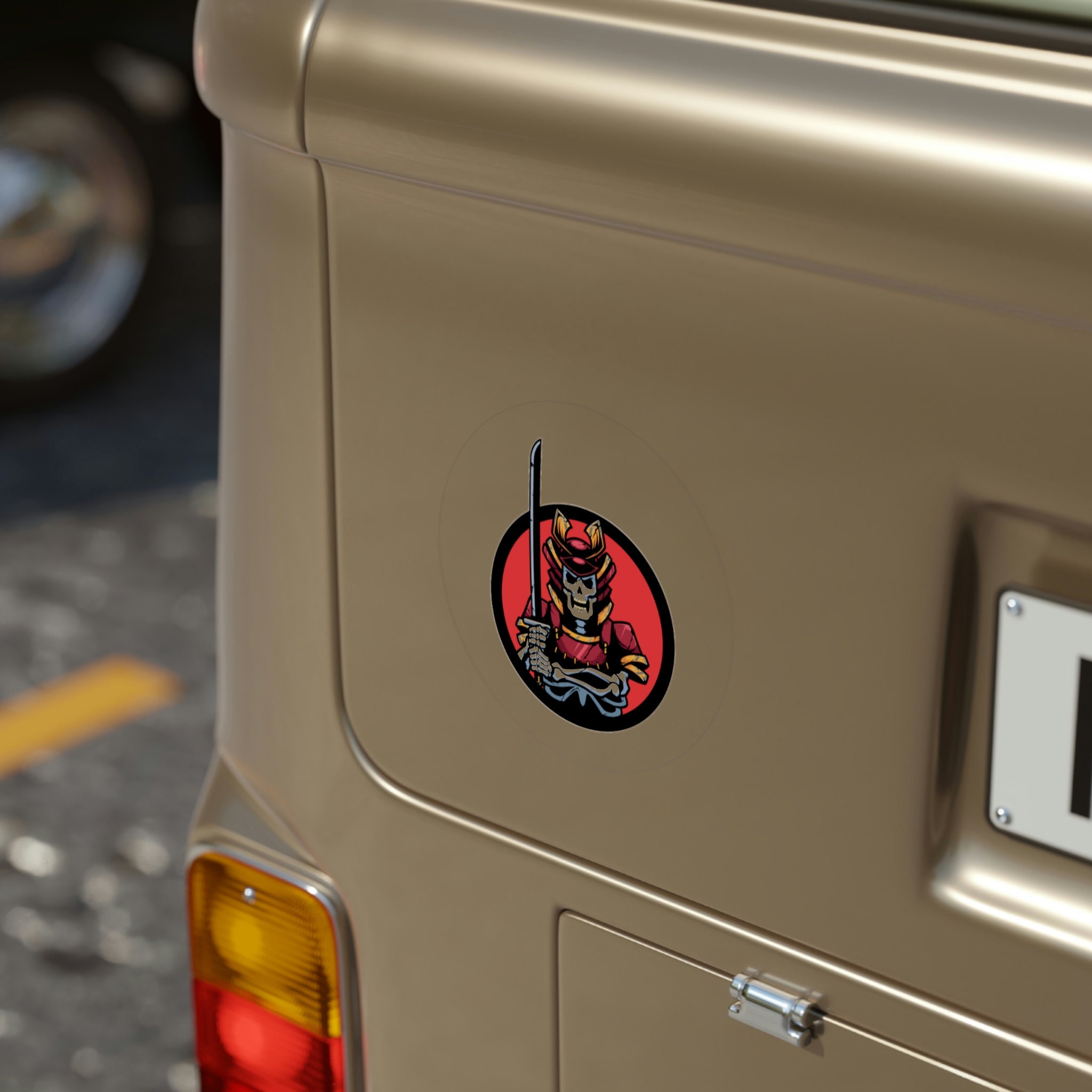 Skull Samurai Warrior Decal Japanese Inspired Vinyl Sticker for Car ...