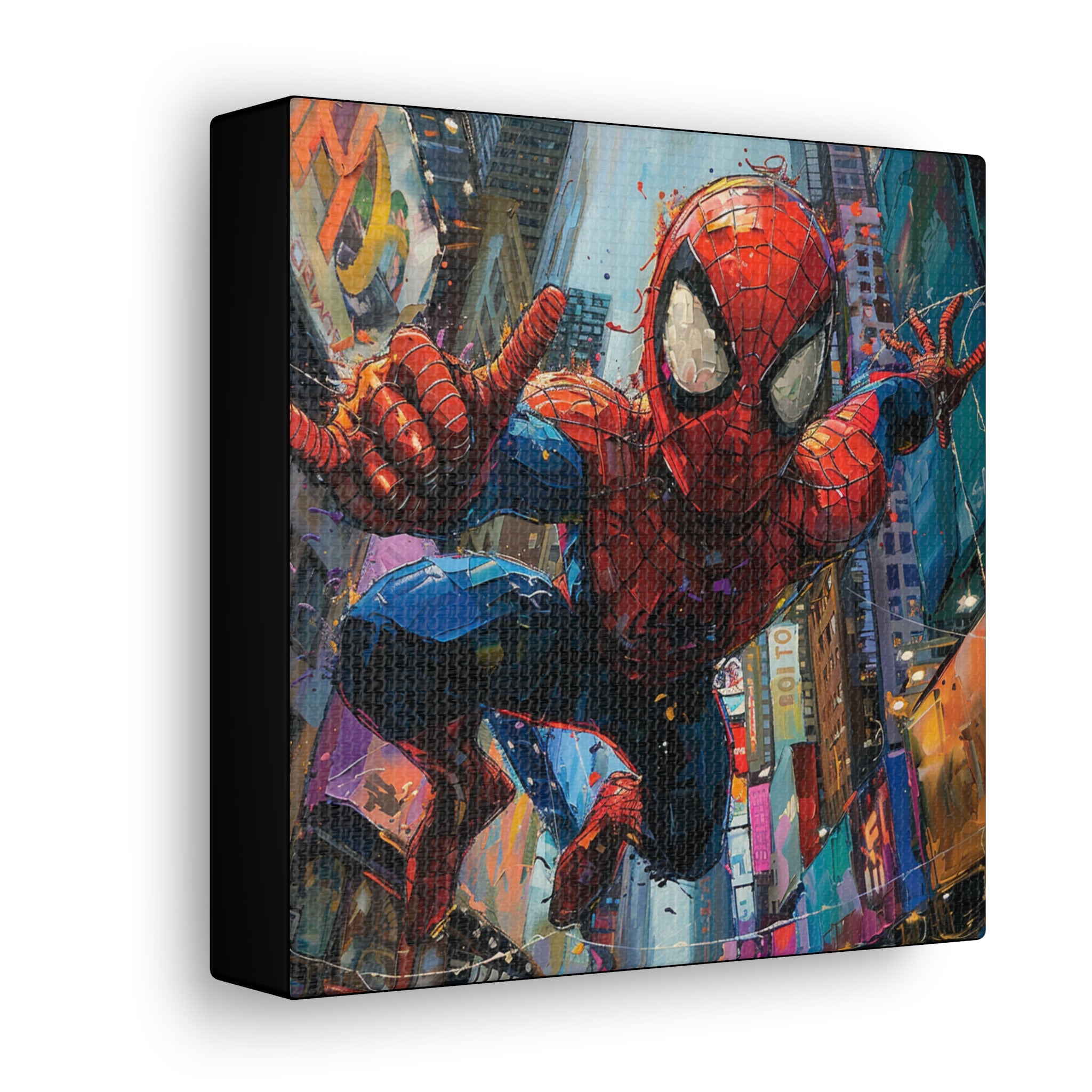 Marvel Superheroes Abstract Art Print Unique Canvas Wall Art Gallery ...