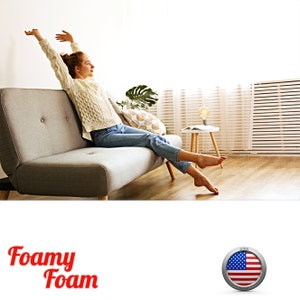 Foamyfoam 4" X 36" X 72" High Density Upholstery Foam Cushion (seat ...