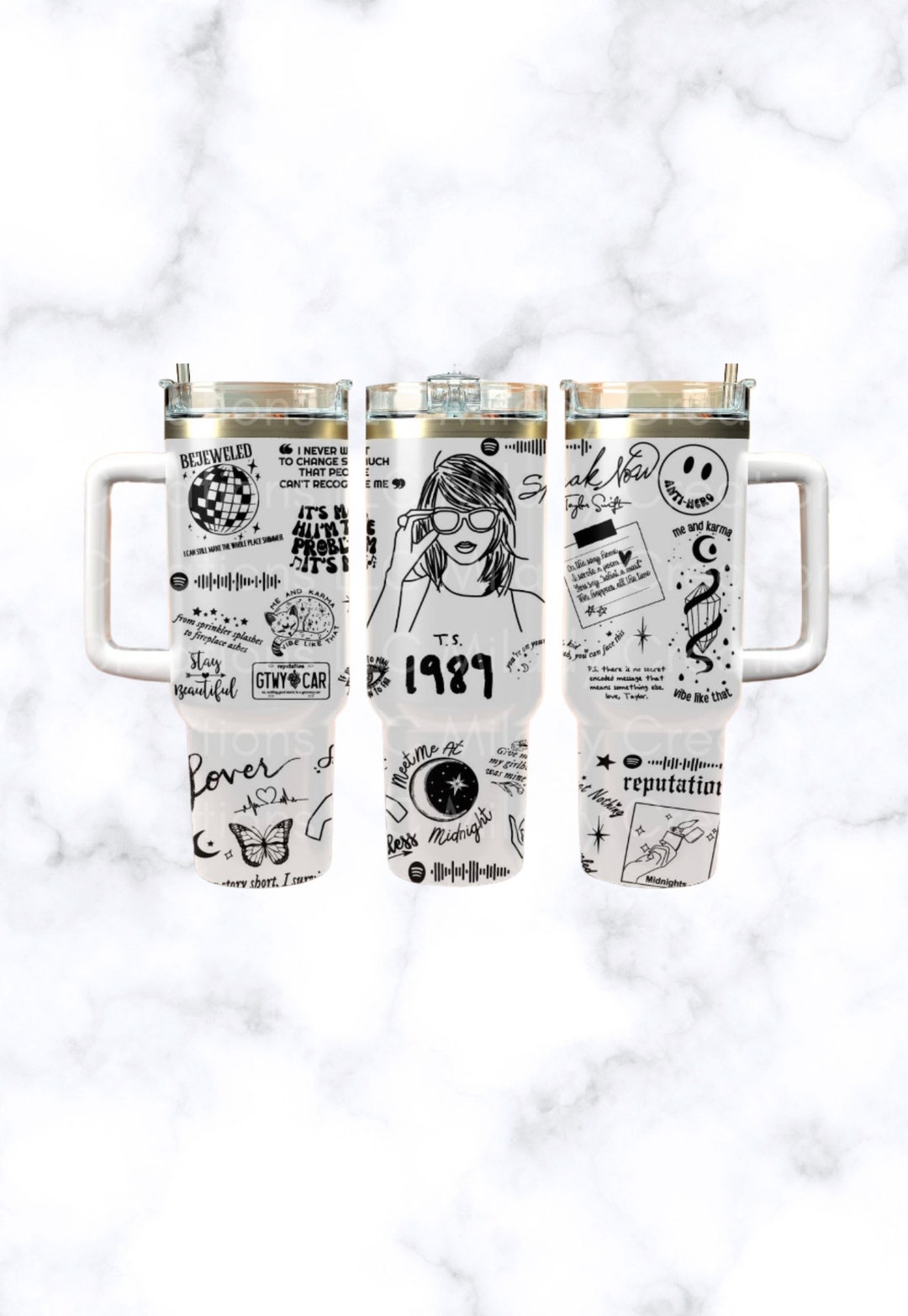 Printed Taylor Swift Stanley Style Water Cup,beaker, - Etsy UK