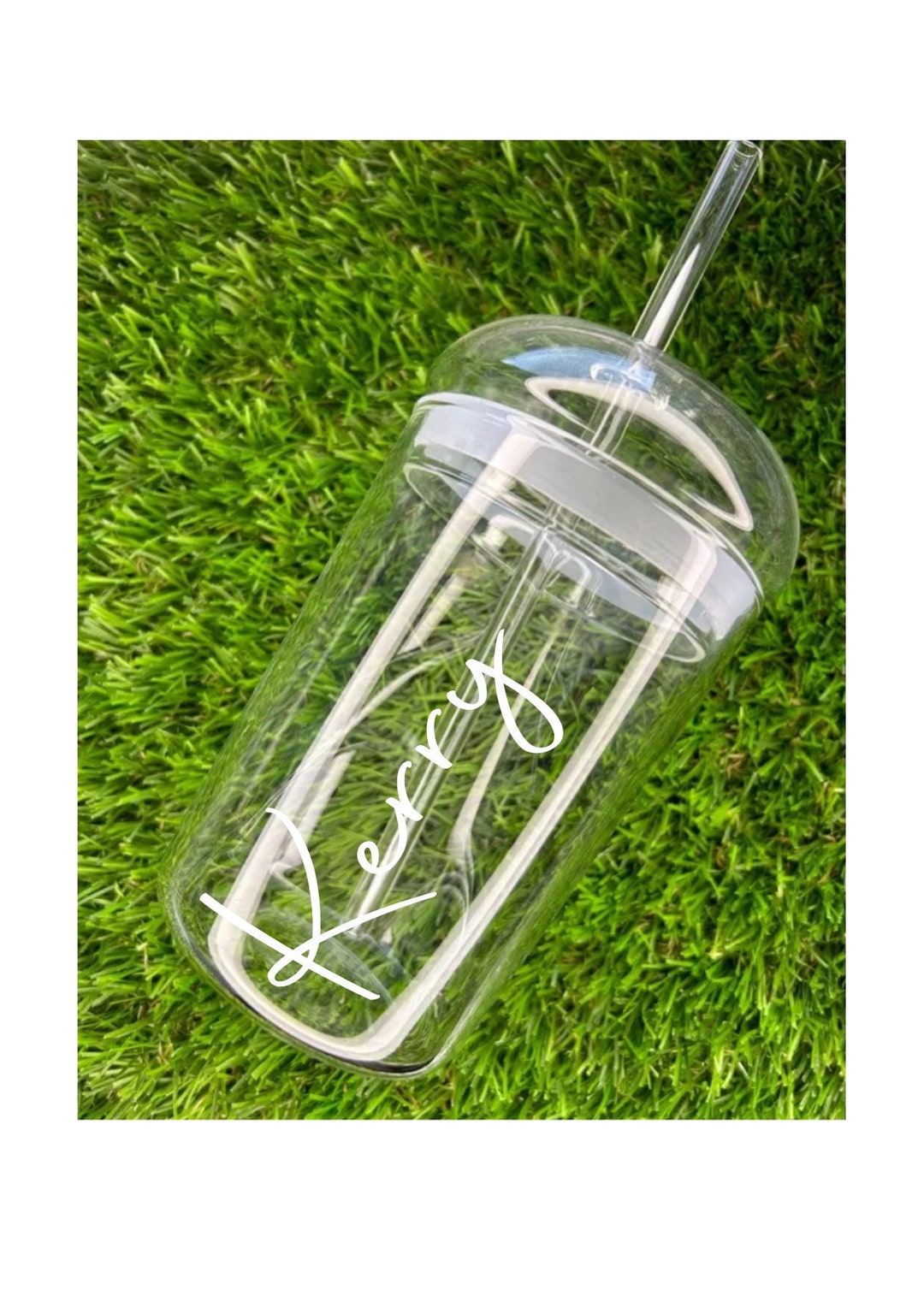 Personalised Stacey Solomon Glass Dome Cup Mug Tumbler, Hot or Cold Cup ...