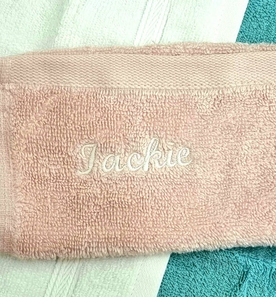Personalised Face Cloth Pink - Etsy UK