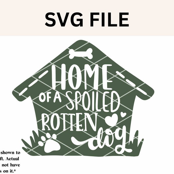 Mom of Spoiled Rotten Dog Svg - Etsy