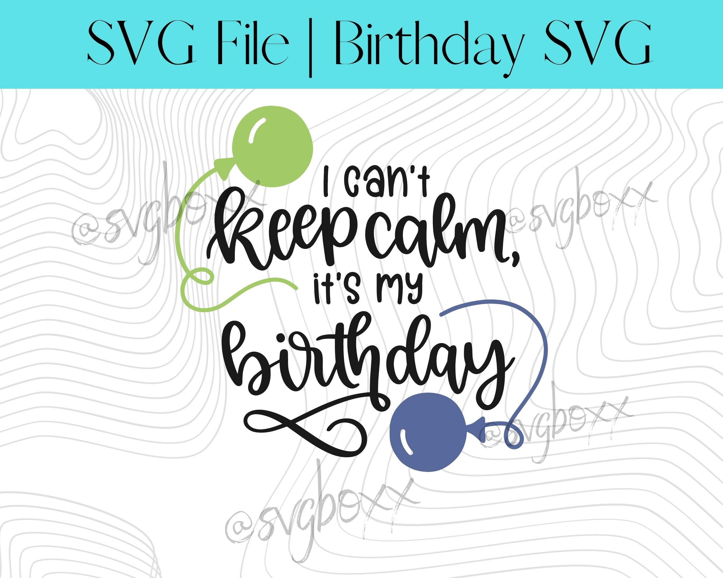 Keep Calm Its My Birthday Weekend