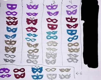 Die Cut Paper Mask - Etsy