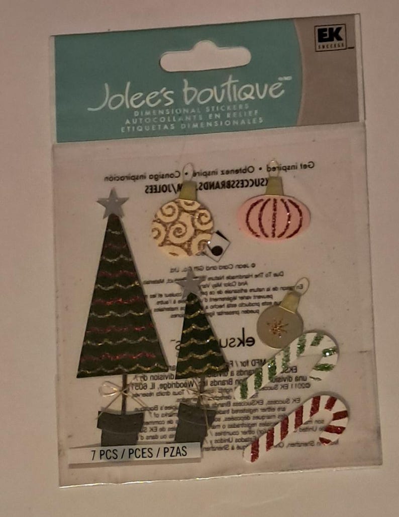 Jolee Christmas Stickers/embellishments *YOUR CHOICE* - Etsy