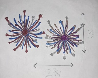 Fireworks Die Cut - Etsy