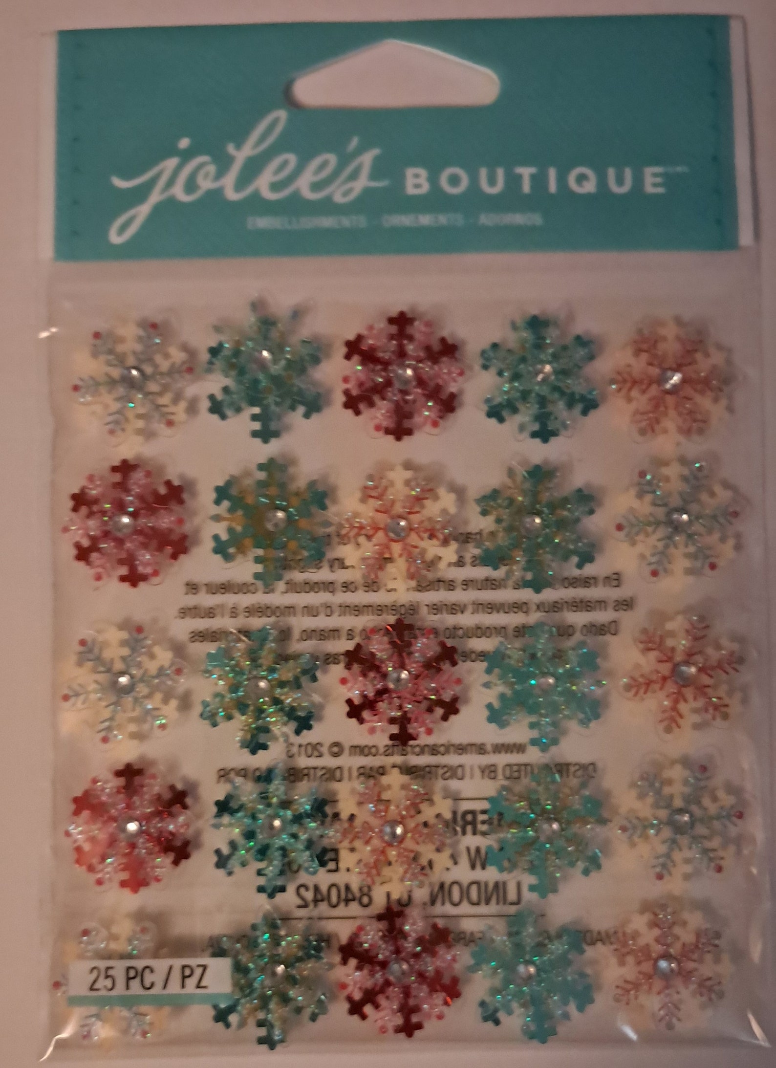 Jolee Christmas Stickers/embellishments *YOUR CHOICE* - Etsy