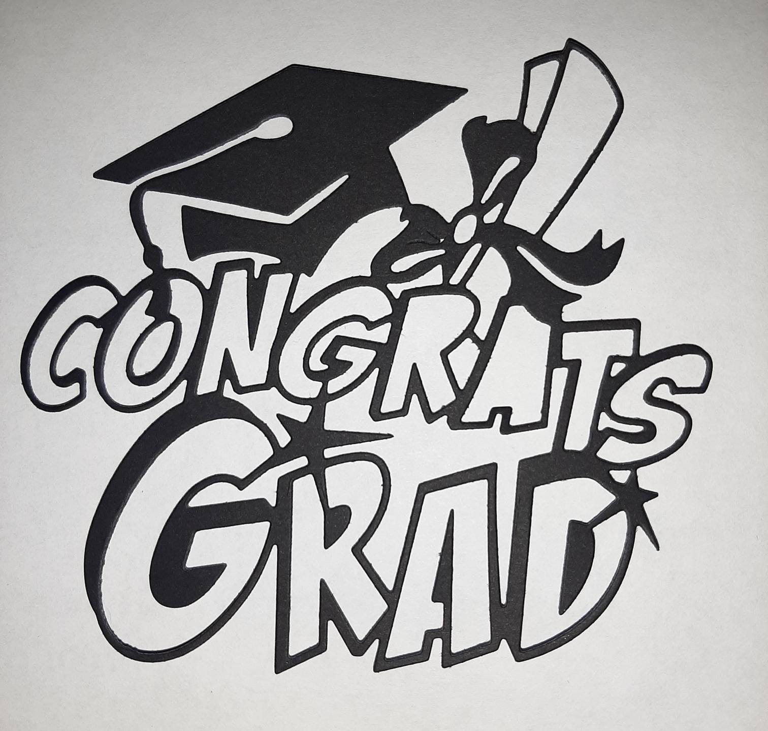 Papercraft Congrats Grad Die Cut Paper, Party & Kids etna.com.pe