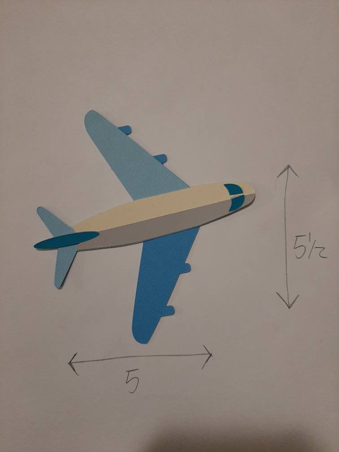 Airplane Die Cut - Etsy