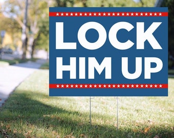 Lock Him up Sign - Etsy