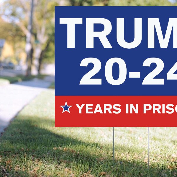Trump 2024 Yard Sign - Etsy