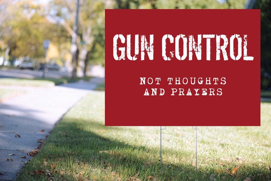 Pro Gun Control Signs