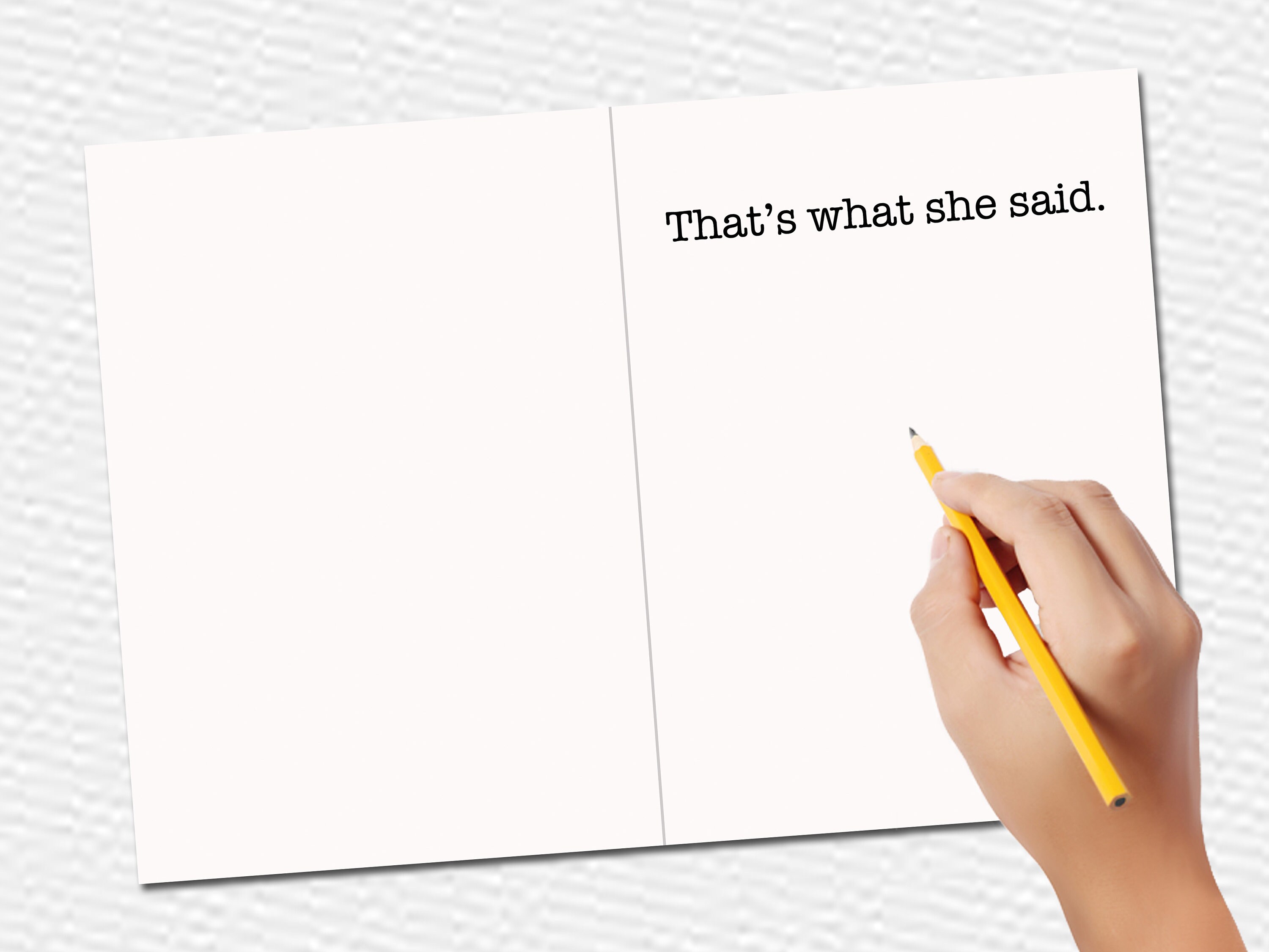 That's What She Said - the Office - Greeting Card - Etsy