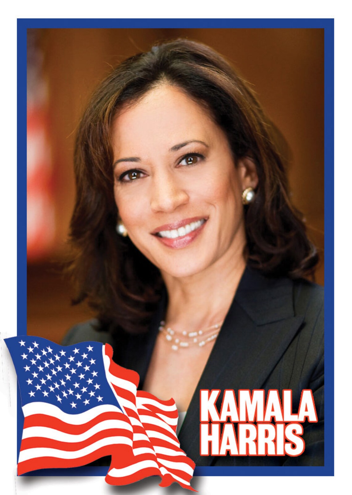 Kamala Harris 2020 VP commemorative Custom Trading Card | Etsy