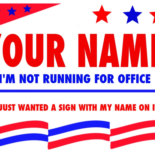Funny Political Yard Signs - Etsy