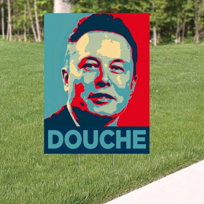 Anti Musk Yard Sign - Etsy
