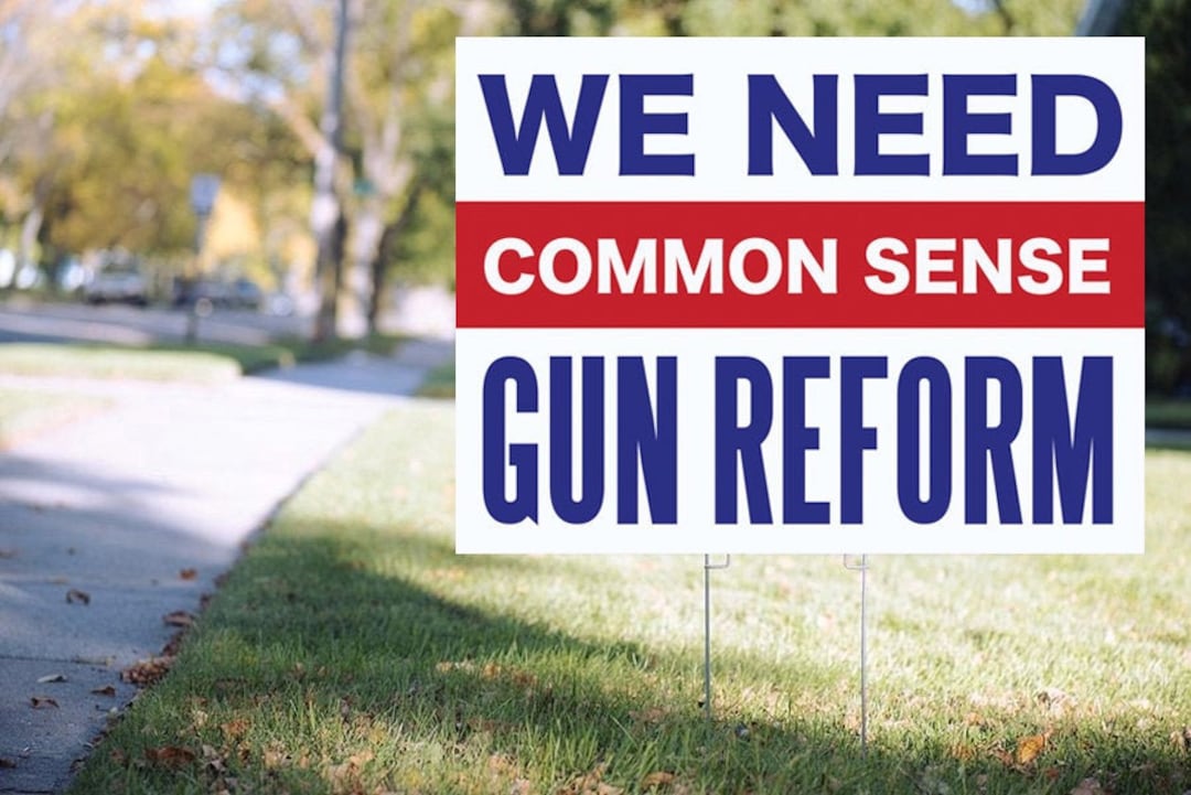Common Sense Gun Reform - Yard Sign - Double Sided - Multiple Sizes - Etsy