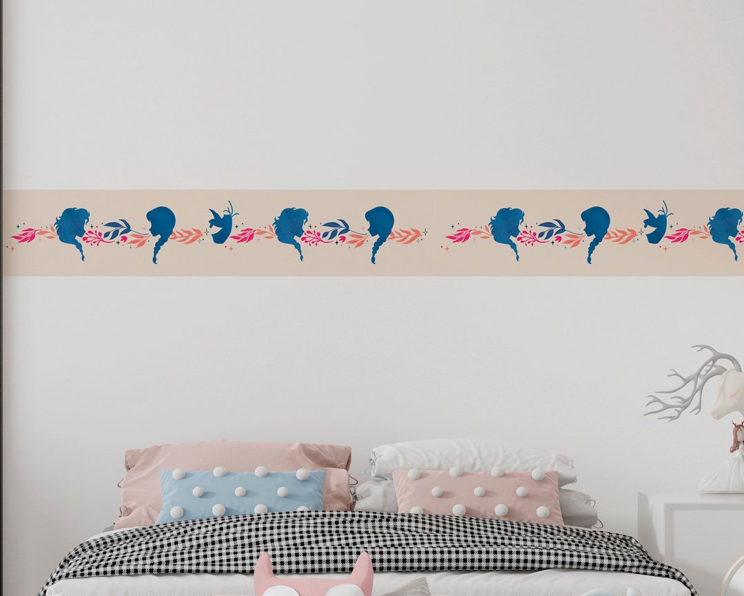 Frozen Wall Border Elsa Princess Removable Wall Sticker Decal Mural ...