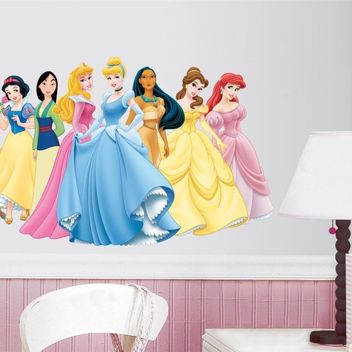 Princess Wall Decal Wall Sticker Removable Vinyl Sticker - Etsy