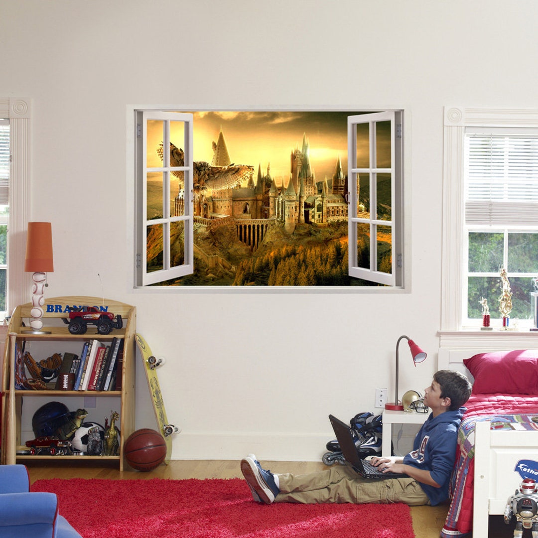 Kids Movie 3D Window Wall Sticker Decal - Etsy