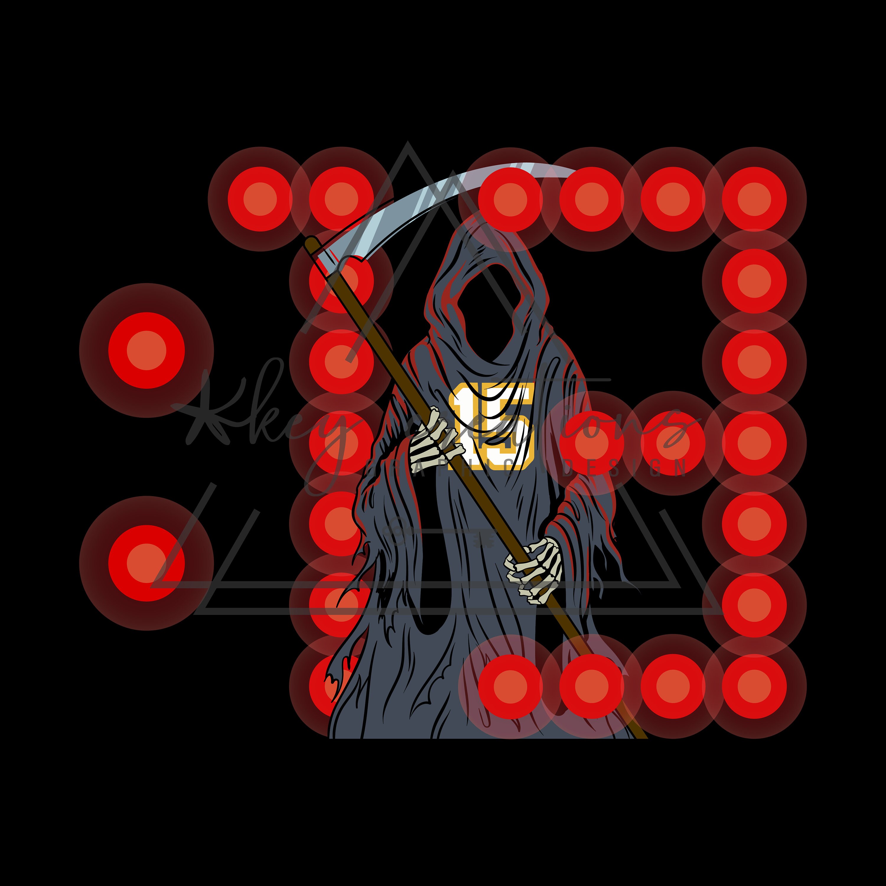 Kansas City Chiefs Grim Reaper - Etsy