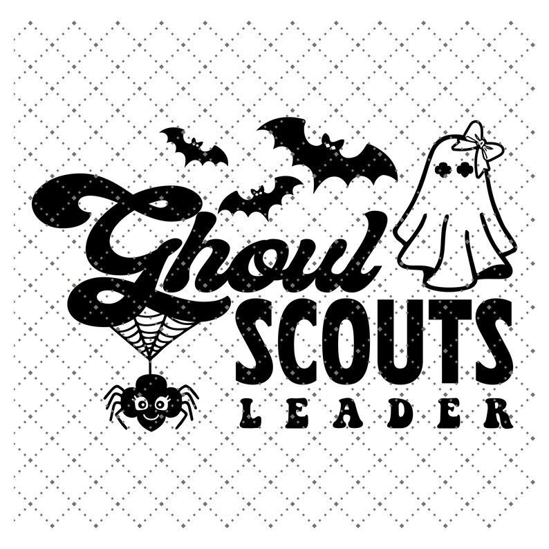 Girl Scouts Halloween Trefoil - PNG and SVG - Digital Files - Single ...