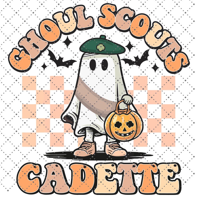 Ghoul Scouts - PNG and EPS - Digital Files - Full Color - Cadette - Etsy