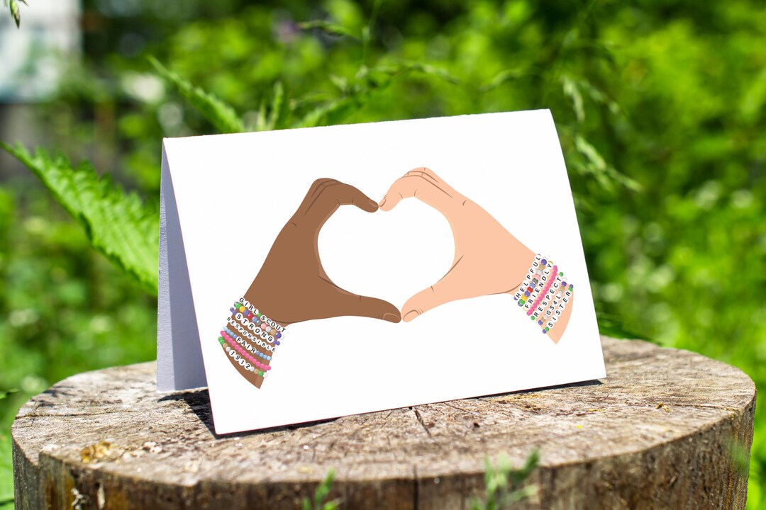 Girl Scouts Heart Hands - Friendship Bracelets - EPS and PNG File - Etsy