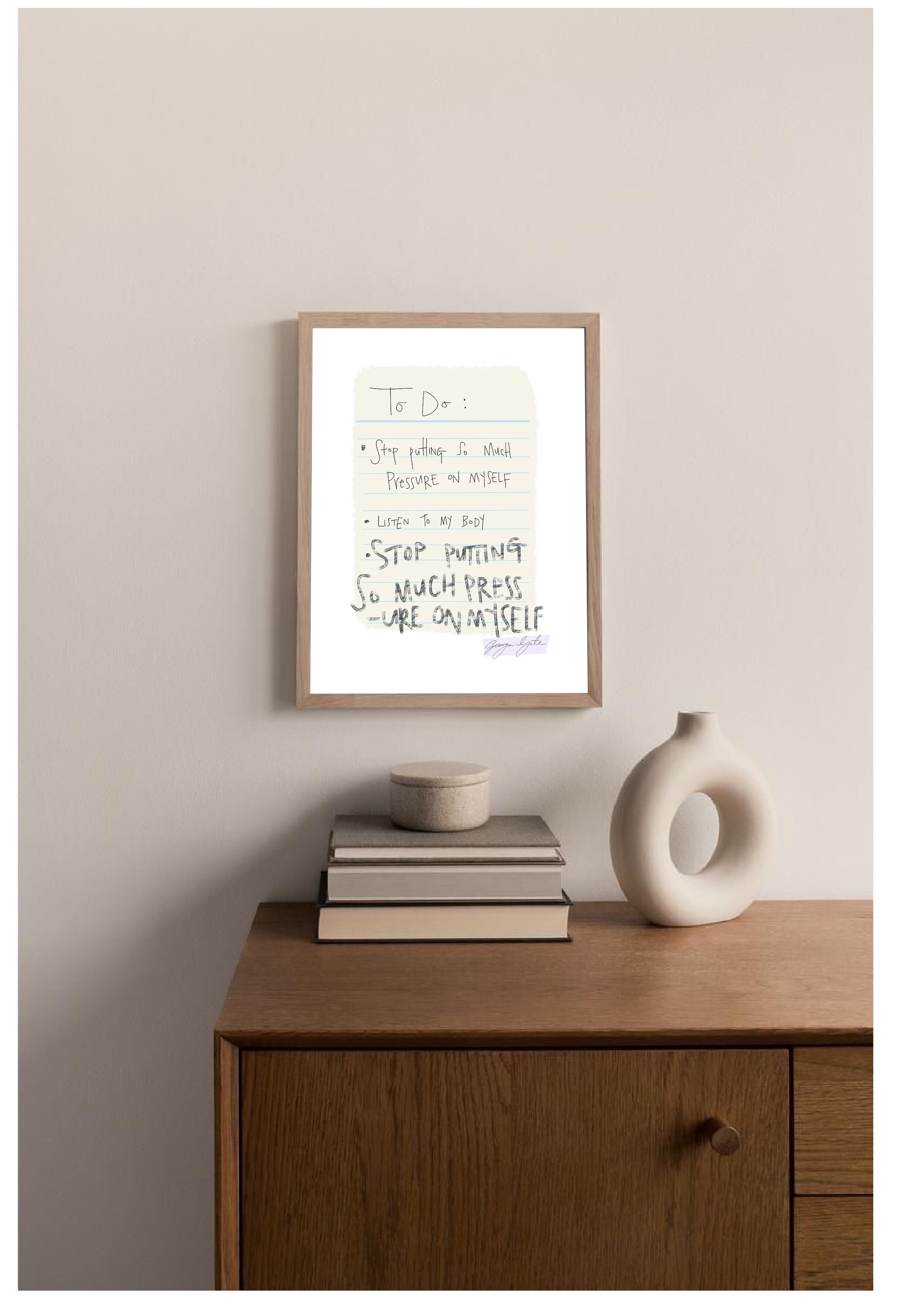 Mental Health Pressure Relax Reminder Print Digital - Etsy