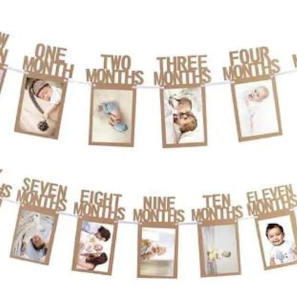 12 Month Banner - Etsy