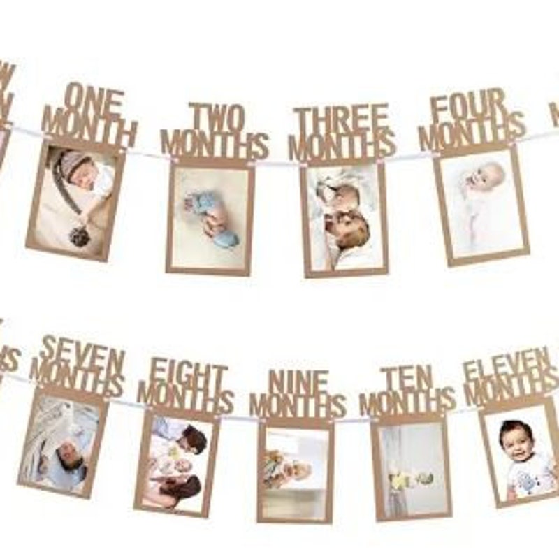 12 Month Banner - Etsy